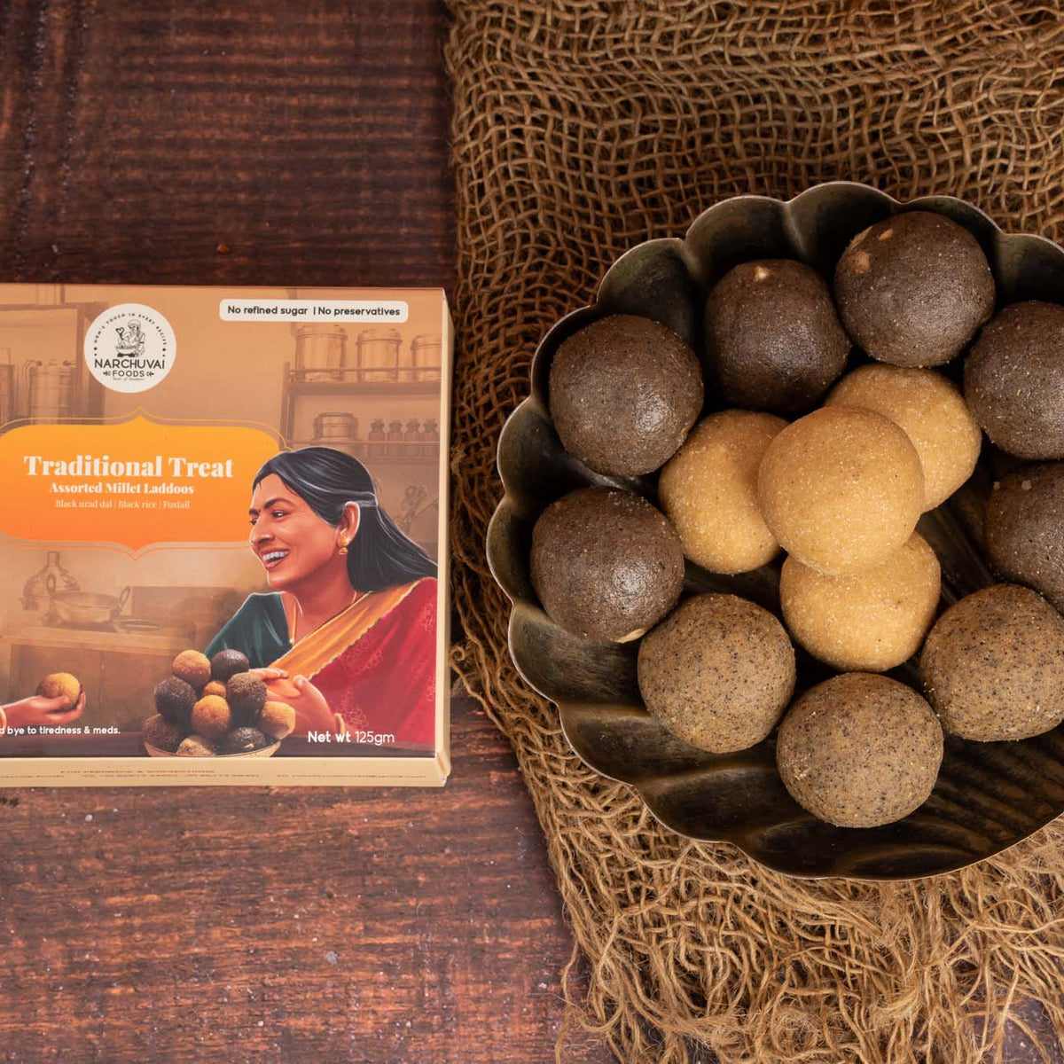 Millet Laddu | Healthy Assorted Millet Laddoos – Narchuvai Foods